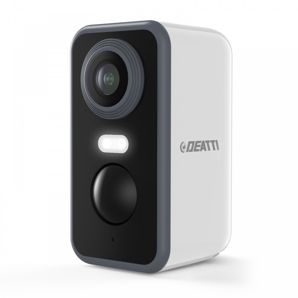 DEATTI Outdoor Battery Surveillance Camera, 2K Camera Surveillance ...